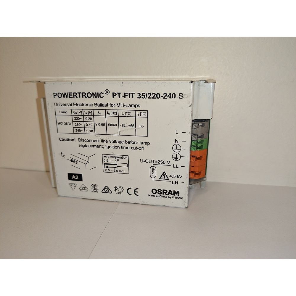 Reator para Lâmpada de Vapor Metálico Powertronic 150W 220V Osram ... Reator para Lâmpada de Vapor Metálico Powertronic 150W 220V Osram ...