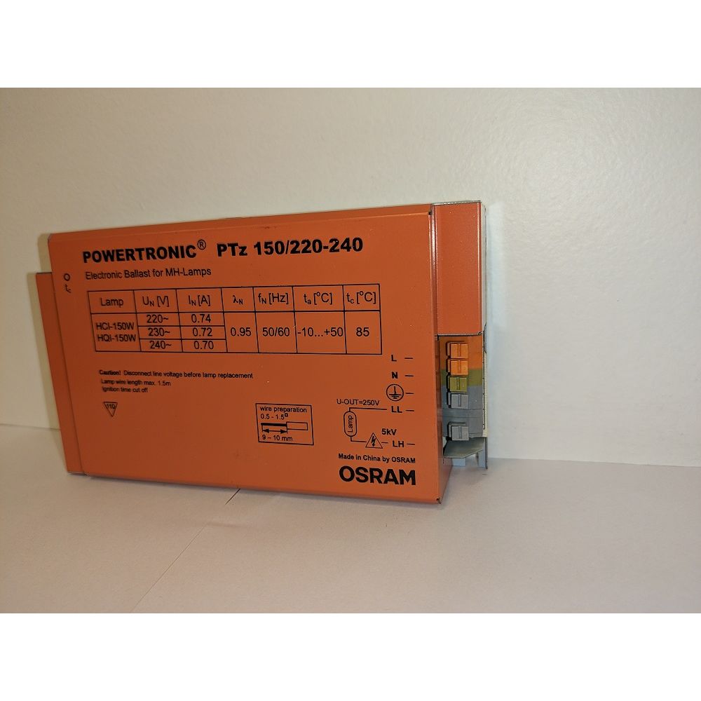 Reator para Lâmpada de Vapor Metálico Powertronic 70W 220V Osram ... Reator para Lâmpada de Vapor Metálico Powertronic 70W 220V Osram ...