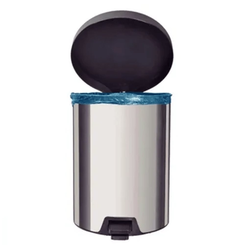 TRAMONTINA-LIXEIRA ACO INOX C/ PEDAL NEW 12 LTS - carrapeta